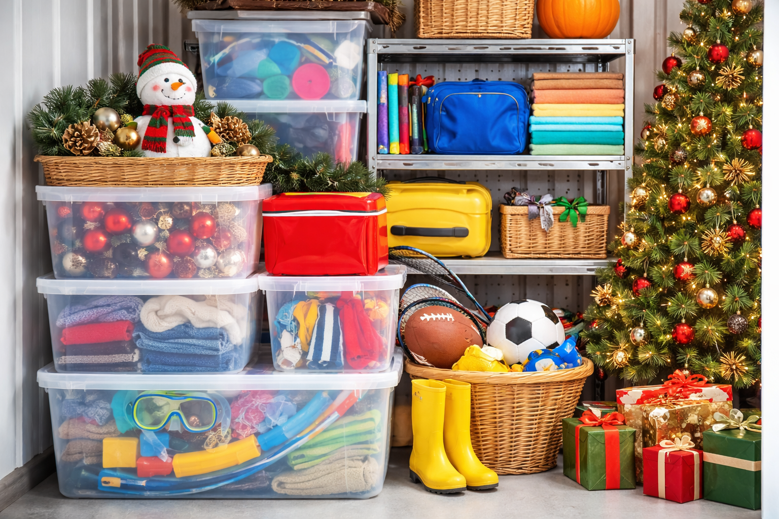 Storing Seasonal Items - Elephant Self Storage Dublin